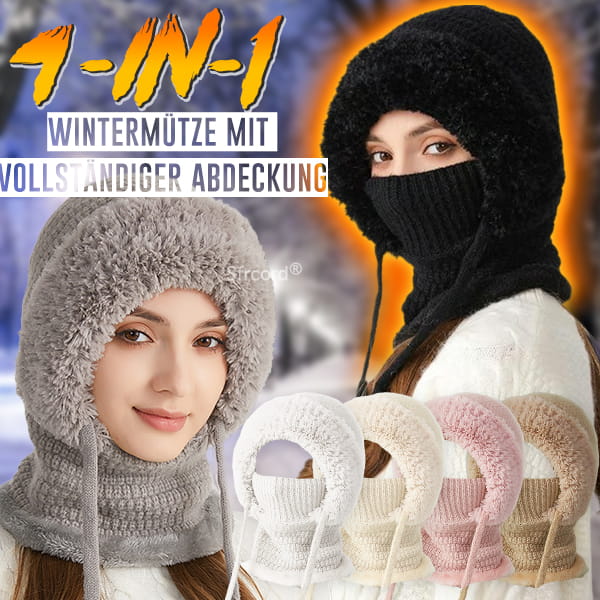 Sfrcord® 4-in-1 Wintermütze mit vollständiger Abdeckung – dekorierendeinhau